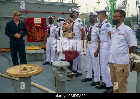 JAKARTA, Indonesia (July 22, 2022) – U.S. Navy Rear Adm. Rick Seif ...