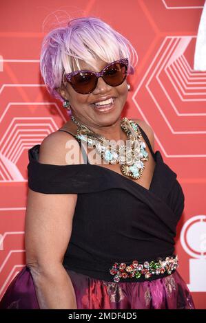 Irene Gandy arrives at the 74th annual Tony Awards at Winter Garden ...