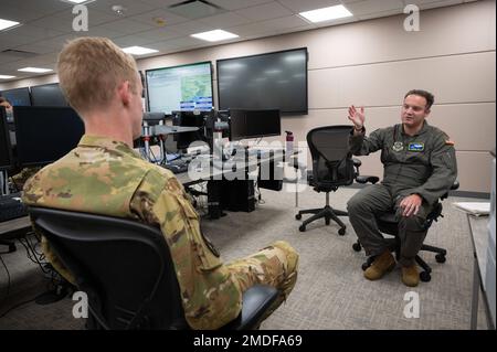 U.S. Air Force Maj. Anthony D. Mascaro, a B-2 instructor pilot, weapons ...