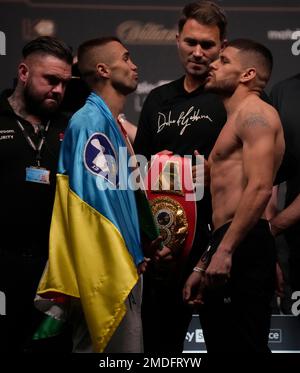 Florian Marku during the boxing match between Florian Marku and Miguel ...