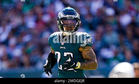Philadelphia Eagles safety Marcus Epps (22) defends against the Dallas ...