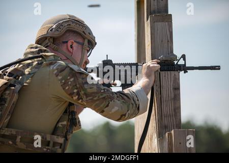 U.S. Army soldier Spc. Aiden Gallo-Murphy with the 412th Alpha Company ...
