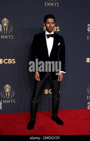 Pavun Shetty poses for a photo at the 73rd Emmy Awards at the JW ...