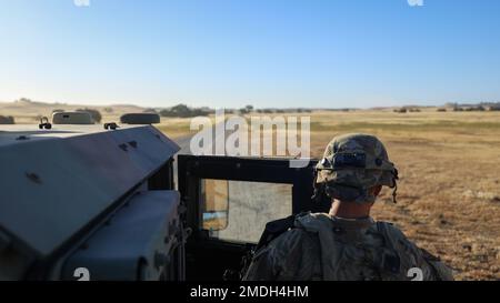 870th Military Police Company Soldiers conduct reconnaissance on July ...