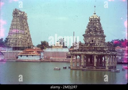 The Thanumalayan Temple in Suchindram, Kanyakumari, Tamil Nadu, India ...