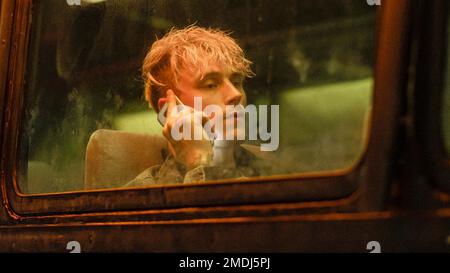 COLSON BAKER in ONE WAY (2022), directed by ANDREW BAIRD. Credit ...