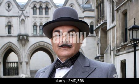 DAVID SUCHET in AGATHA CHRISTIE'S POIROT (1989), directed by EDWARD ...