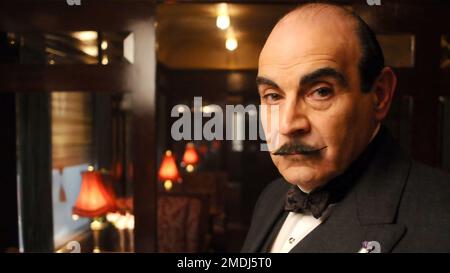 DAVID SUCHET in AGATHA CHRISTIE'S POIROT (1989), directed by EDWARD ...