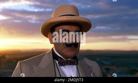 DAVID SUCHET in AGATHA CHRISTIE'S POIROT (1989), directed by EDWARD ...