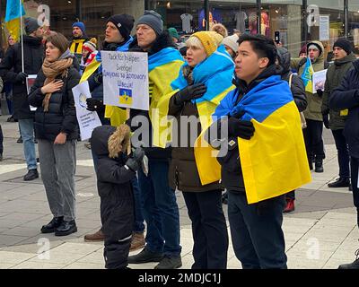 Stockholm, Sweden. 22nd Jan, 2023. STOCKHOLM, SWEDEN - JANUARY 22, 2023 ...