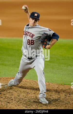Houston Astros relief pitcher Phil Maton (88) comes in to pitch in the ...