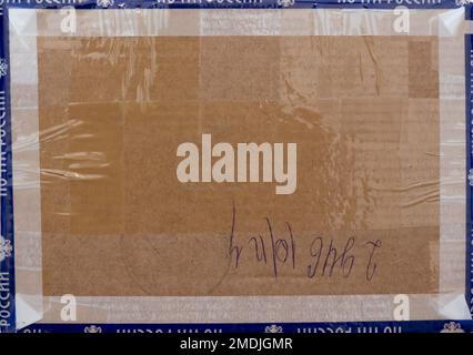 Post envelope, background. Back side Stock Photo - Alamy