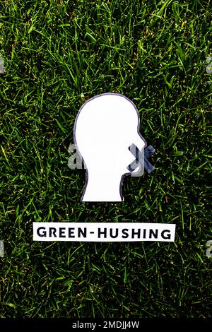 green-hushing concept about companies staying silent about their ...