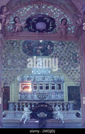 Basilica of Bom Jesus / body of St. Francis Xavier is preserved Stock ...