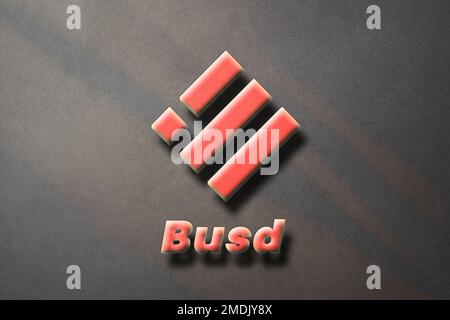 Binance cryptocurrency symbol logo 3d illustration Stock Photo - Alamy