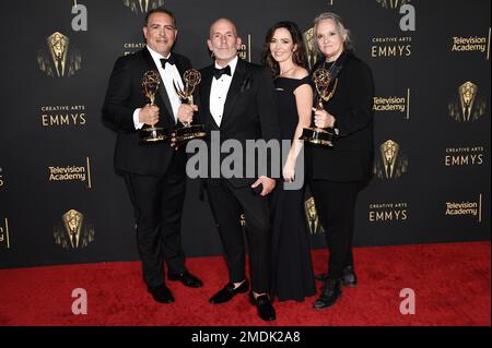 Rob Eric, left, and Jennifer Lane arrive at night one of the Creative ...