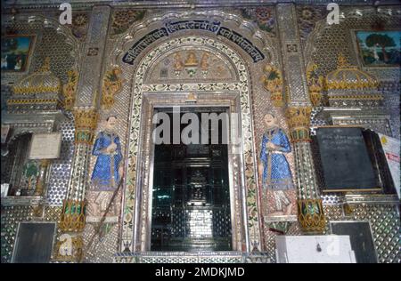 Kanch Mandir (Glass Temple), Indore, Madhya Pradesh, India Stock Photo ...