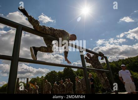 Air Force Maj. James Moeller replaces his brother's major shoulder ...