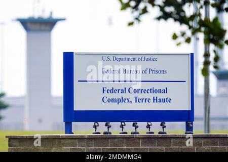 The federal prison complex in Terre Haute, Ind., is shown Friday, July ...