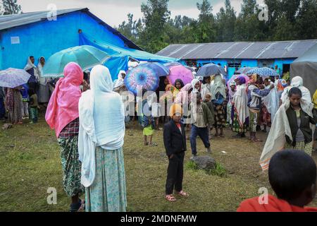 Displaced Amharas from different villages now controlled by Tigrayan ...
