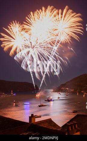 Dartmouth Regatta Fireworks Stock Photo - Alamy