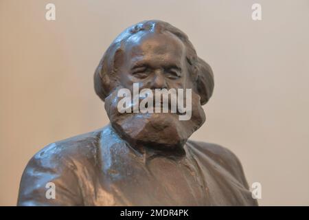 Bust of Karl Marx, House 1, Stasi Headquarters, Ruschestrasse ...