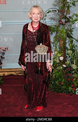 Marcia Warren photographed during the World Premiere of 'The Crown ...