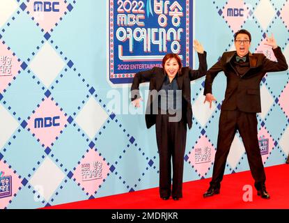 Shin Bong-Sun, Dec 29, 2022 : Comedian Shin Bong-Sun attends the red ...