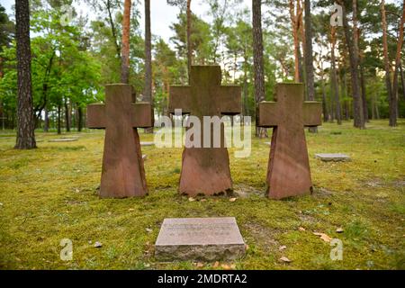 Memorial, Kesselschlacht bei Halbe, Brandenburg, Germany Stock Photo ...