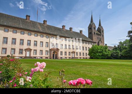 West wing, Carolingian west work, Benedictine Abbey Corvey, Hoexter ...