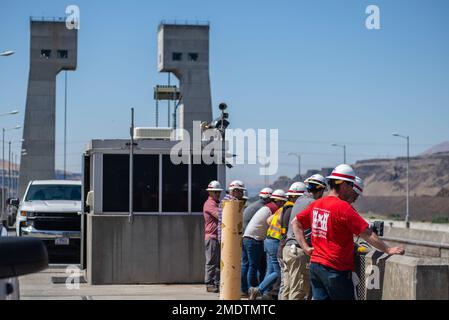 John Day Lock & Dam is located 216 miles upriver from the mouth of the ...