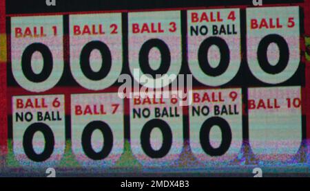 Cricket - Scoreboard - Lord's Cricket Ground Stock Photo - Alamy