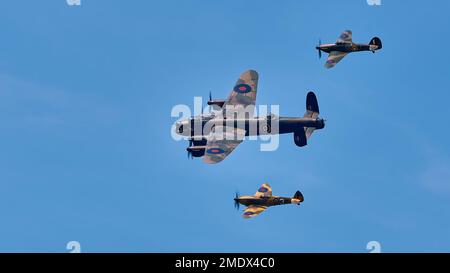 Avro Lancaster Bomber at RIAT 2022 Stock Photo - Alamy