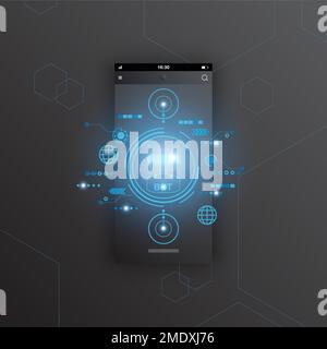 Modern vector banner ChatGPT. AI-powered chatbot utilizing OpenAI GPT technology and artificial ...