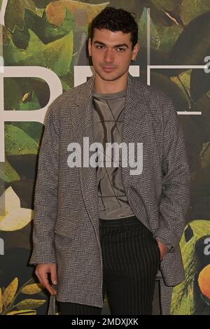 Giacomo Giorgio attends the photocall of rai tv movie Carosello in love ...