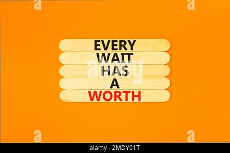 Every wait has a worth symbol. Concept words Every wait has a worth on ...