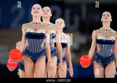 AUG 8, 2021 - Tokyo, Japan: Simona Dyankova, Stefani Kiryakova, Madlen ...