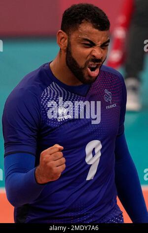 AUG 7, 2021 - Tokyo, Japan: Earvin NGAPETH #9 of Team France in the ...