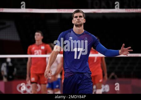 AUG 7, 2021 - Tokyo, Japan: Trevor CLEVENOT #17 of Team France in the ...