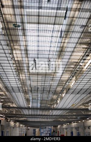 The B Wing facility for newly-arrived prisoners at HMP Liverpool, also ...