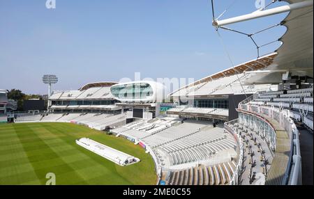 Overall view with cricket field and new stands. Lord's Cricket Ground ...