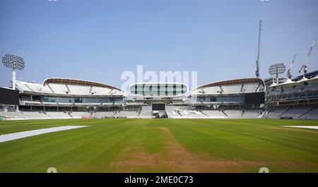 Overall view with cricket field and new stands. Lord's Cricket Ground ...