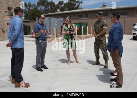 Mick Wasco, the Utilities and Energy Management Director of the Marine ...