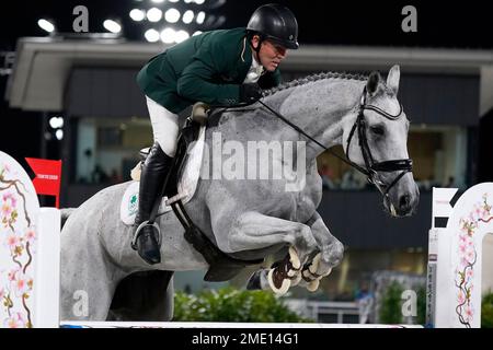Ireland's Austin O'Connor, riding Colorado Blue, competes during the ...