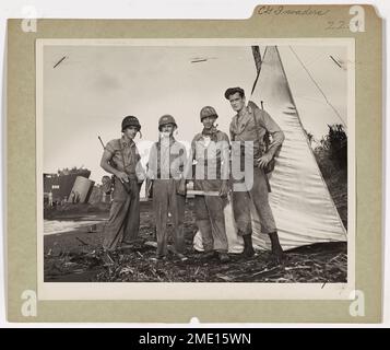 Sarmi, Dutch New Guinea, May 17, 1944. USS LCI landing troops carrying ...