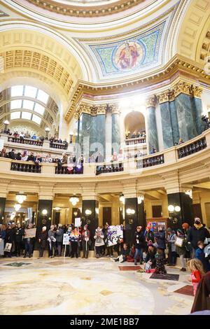 Bigger Than Roe March, Madison, Wisconsin, January 22, 2023 Stock Photo ...
