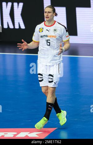 Kattowitz, Poland. 23rd Jan, 2023. Handball: World Cup, Germany ...