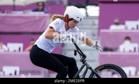 Lara Lessmann (Germany). BMX Freestyle women. European Championships ...