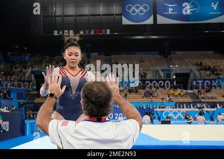 CORRECTS COACHE'S NAME TO JESS NOT JEFF - Sunisa Lee, of the United ...