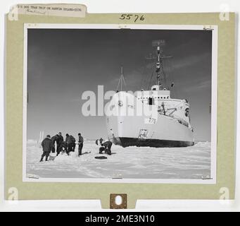 Coast Guard personnel on the Eastwind icebreaker bid farewell to 16 dog ...